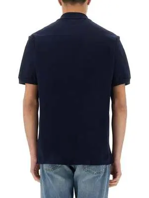 Lacoste Polo With Logo - Blue