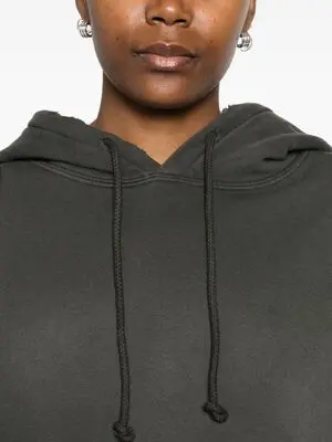 GOLDEN GOOSE Cotton Cropped Hoodie