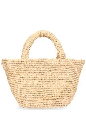Manebí Sunset Micro Raffia Bag - Beige