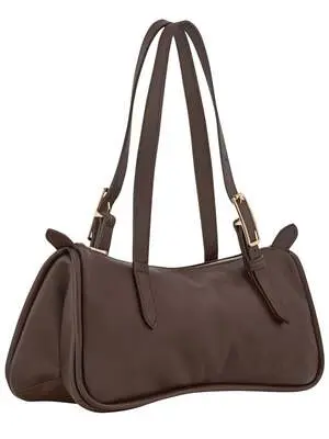 Longchamp Leather Bag - Brown
