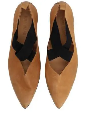 UMA WANG Pointed Ballerinas - Beige