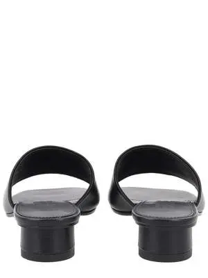 MAISON MARGIELA Logo Sandal - Black
