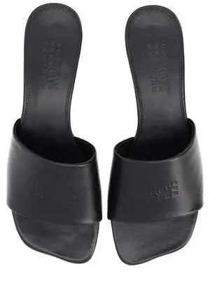 MAISON MARGIELA Logo Sandal - Black