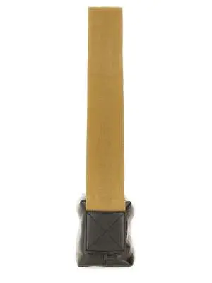 UMA WANG Leather Shoulder Bag - Black
