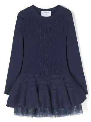 SIMONETTA Dress With Flounces