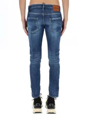 Dsquared2 Skater Straight Leg Jeans - Denim