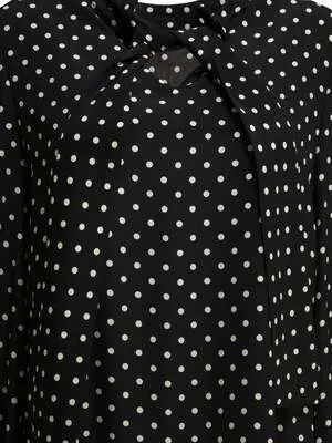 Valentino Garavani Flared Polka Dot Mini Dress