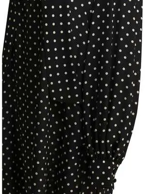 Valentino Garavani Flared Polka Dot Mini Dress