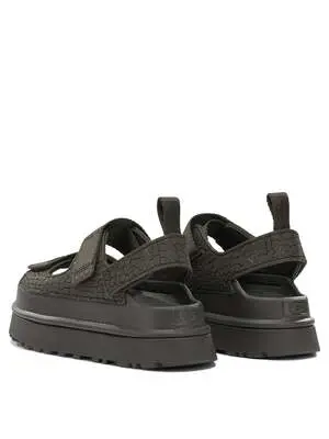 UGG Goldenglow Embossed Low Sandals - Green