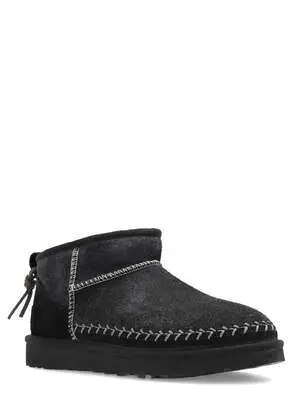 UGG Classic Ultra Mini Biarritz Boot - Black
