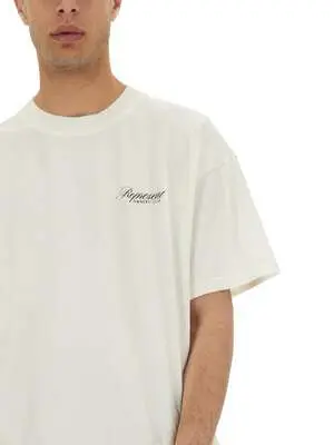 REPRESENT Owners Club Script' T Shirt - White