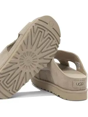 UGG Goldenstar Hi Cutout Slides - Beige