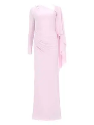 SELF-PORTRAIT Long Draped Dress
