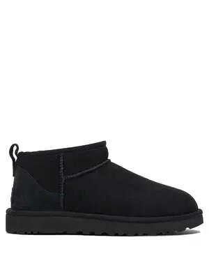 UGG Classic Ultra Mini Ankle Boots - Black
