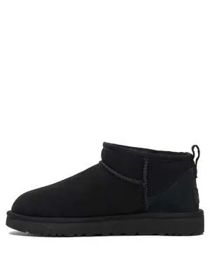 UGG Classic Ultra Mini Ankle Boots - Black