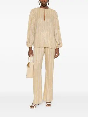 Missoni Long Sleeve Blouse - Golden