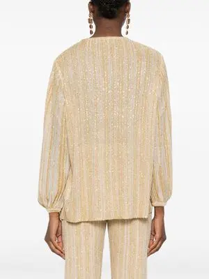 Missoni Long Sleeve Blouse - Golden
