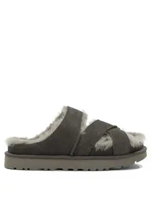 UGG Greenport Cross Strap Slides - Brown
