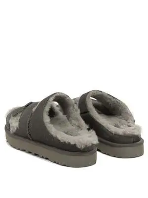 UGG Greenport Cross Strap Slides - Brown