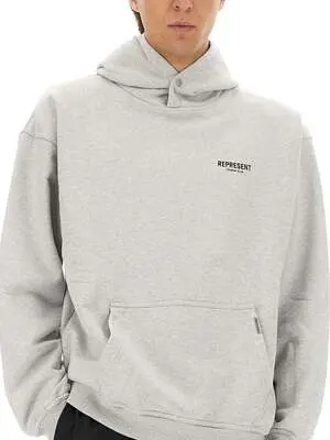 REPRESENT Hooded Cotton Sweatshirt