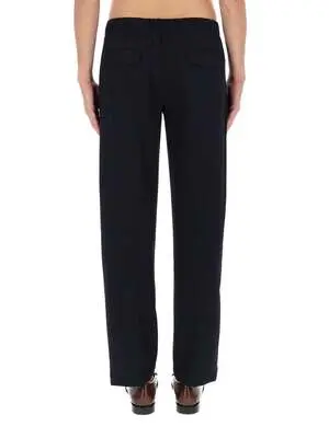 LARDINI Wool Trousers - Blue