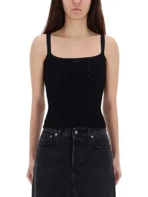 JW Anderson Top With Bow Detail - Black
