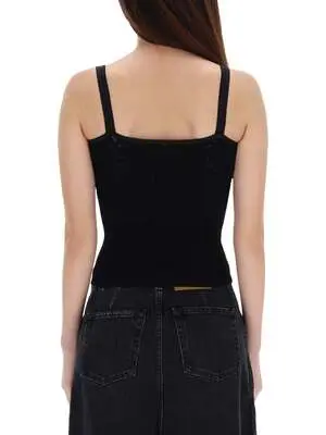 JW Anderson Top With Bow Detail - Black