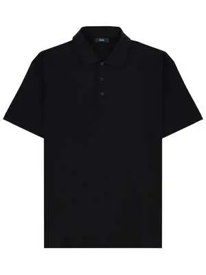 Herno Cotton Polo - Black