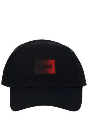Hugo Baseball Cap With Logo - Black