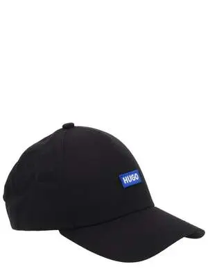 Hugo Logo Baseball Cap - Black
