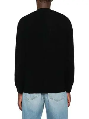 MC2 SAINT BARTH Wool Cardigan - Black