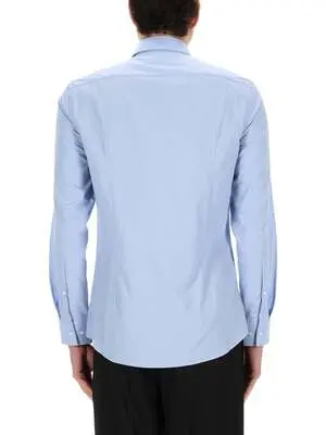 Hugo Cotton Shirt - Azure