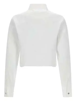 Versace Shirt With Lace Inserts - White