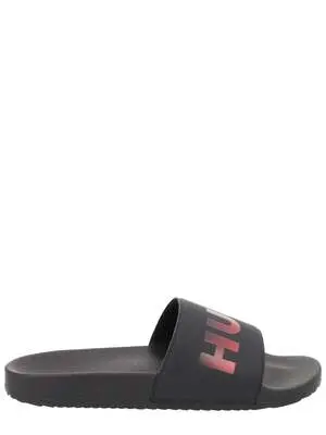 Hugo Slipper Slipper With Logo - Black