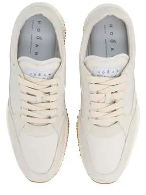 Hogan Suede Low-top Sneaker - Beige