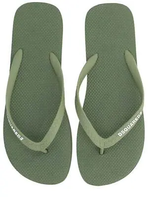 Dsquared2 Logo Slipper - Green