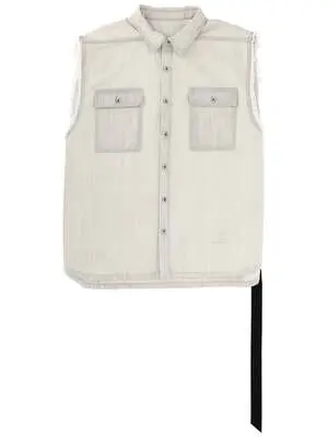 Rick Owens Sl Tommy Jumbo' Shirt Jacket - White