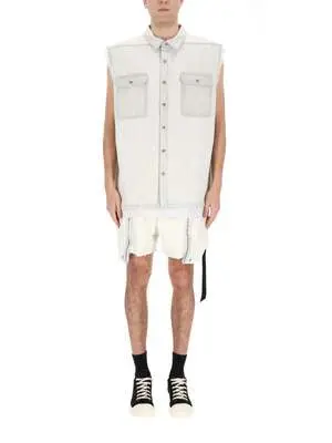 Rick Owens Sl Tommy Jumbo' Shirt Jacket - White