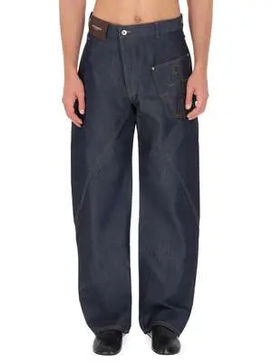 JW Anderson Twisted Workwear' Jeans - Blue