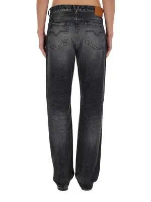 Versace Jeans With 'medusa' Detail - Black