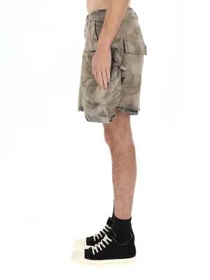 Rick Owens Stefan' Cargo Shorts - Beige