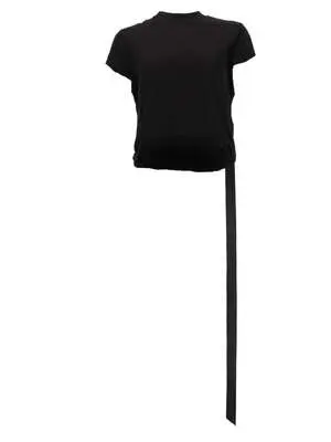 Rick Owens Cropped Level T-shirt - Black