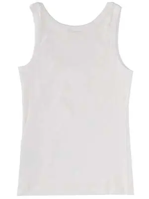 Versace Tank Top With Logo - White