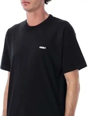 Obey T Shirts And Polos - Black
