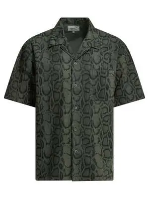 Carhartt Work In Progress Snake Camo' Casual Shirt - Green