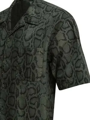 Carhartt Work In Progress Snake Camo' Casual Shirt - Green