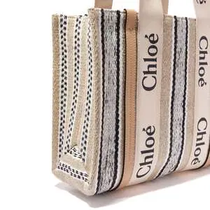 Chloé Woody Medium Tote - Beige