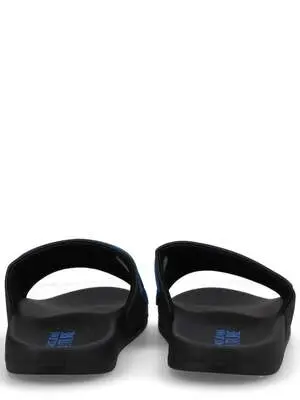 Versace Slides With Logo - Black
