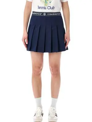 Casablanca Pleated Mini Skirt