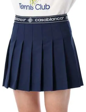 Casablanca Pleated Mini Skirt